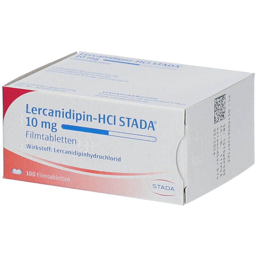 Lercanidipin-HCI STADA® 10 mg 100 St - shop-apotheke.com