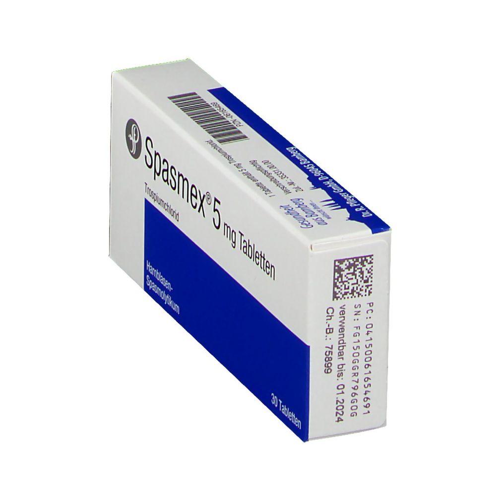 Spasmex® 5 mg 30 St - shop-apotheke.com