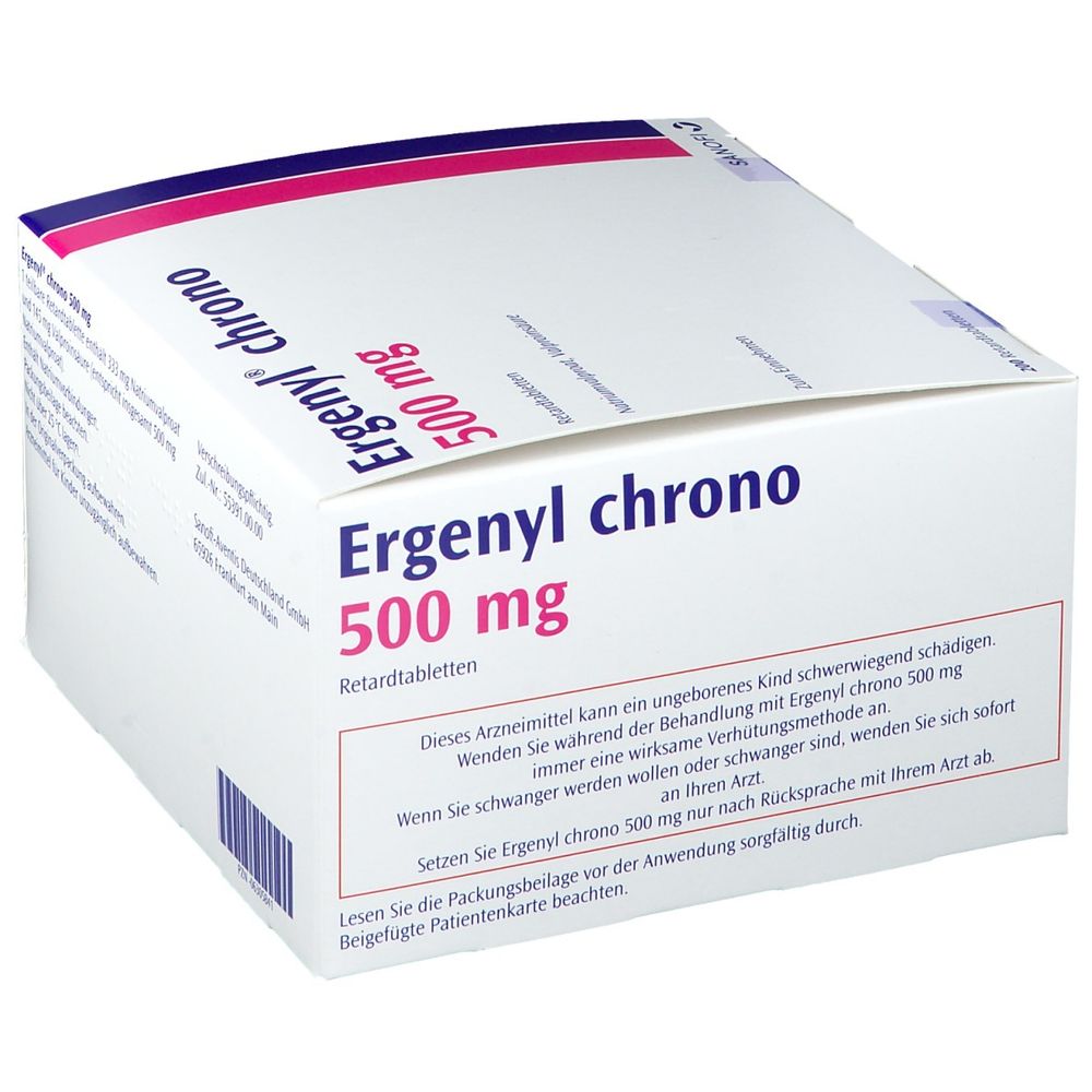 Ergenyl® chrono 500 mg 200 St - shop-apotheke.com