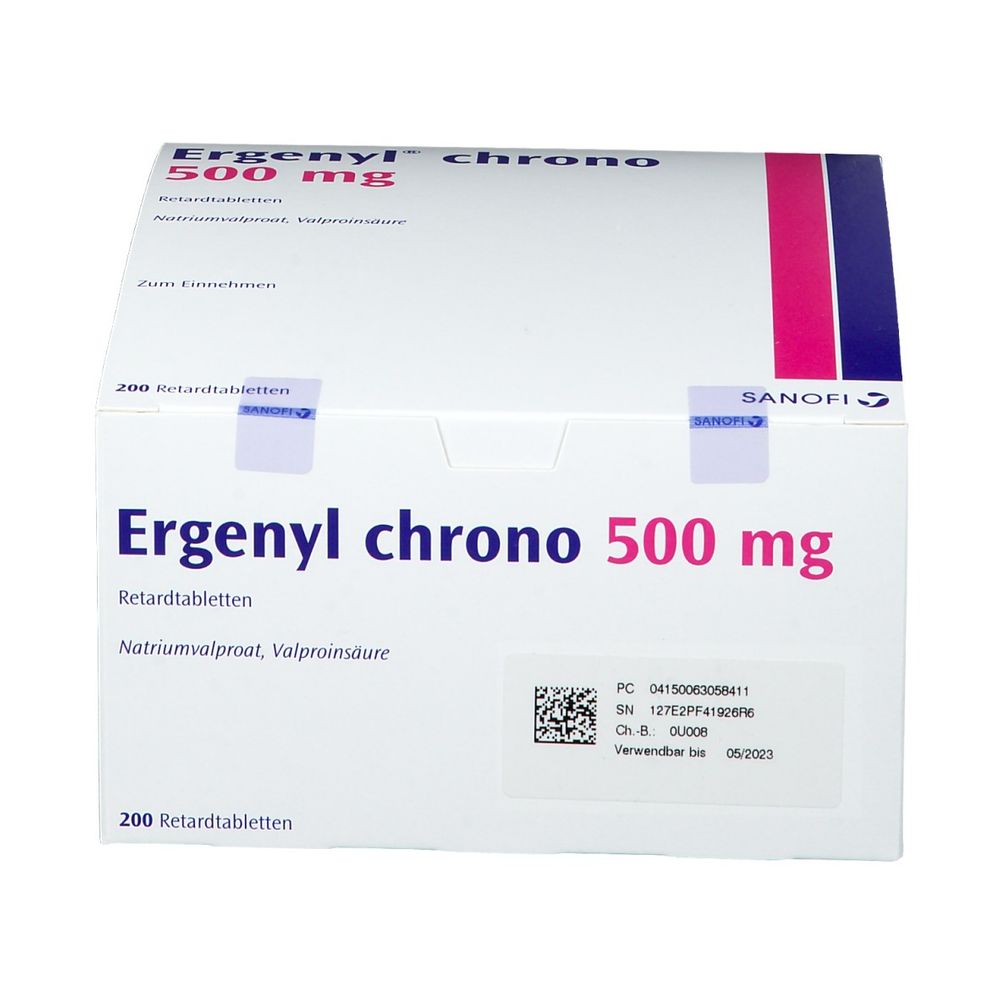 Ergenyl® chrono 500 mg 200 St - shop-apotheke.com