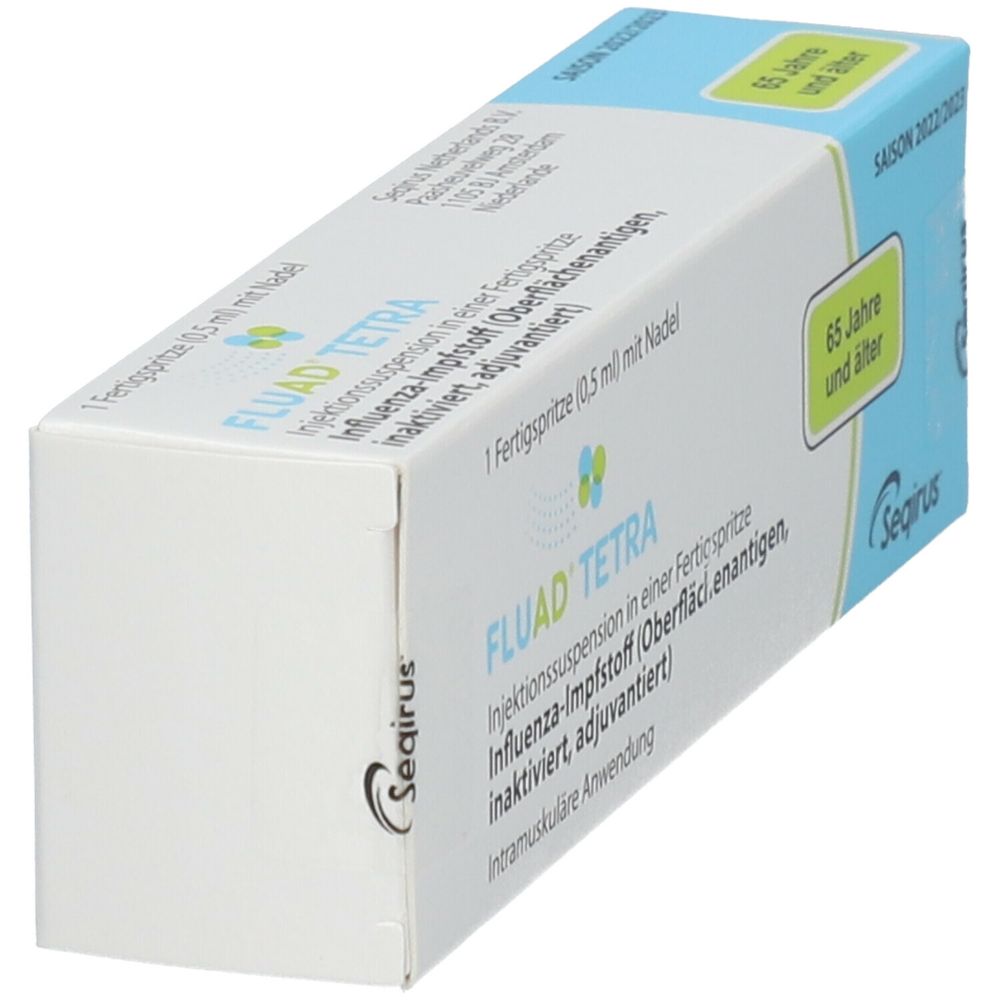 FLUAD Tetra 2022/2023 Inj.-Susp.F-Spr.m.Kanüle 0,5 ml - shop-apotheke.com
