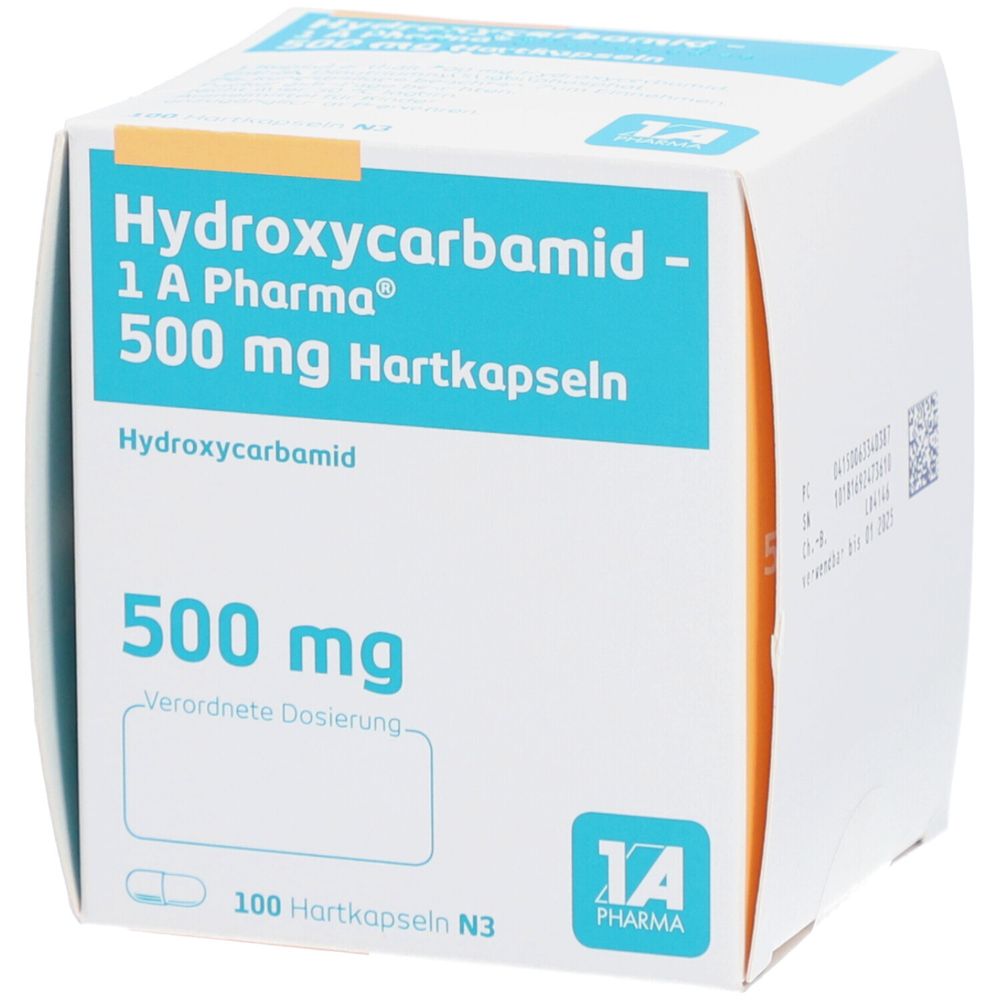 Hydroxycarbamid - 1 A Pharma® 500 mg 100 St - shop-apotheke.com
