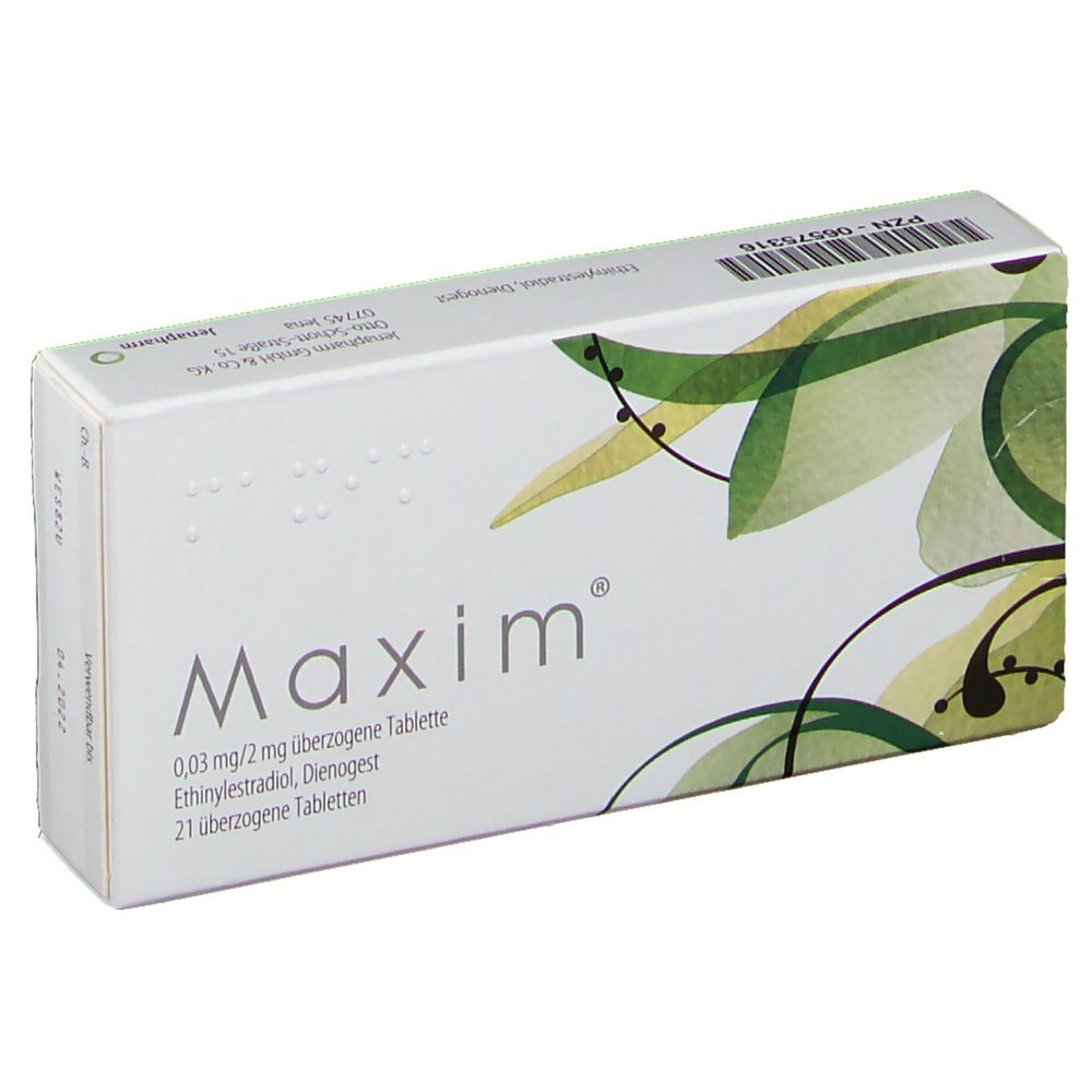 Maxim® 0,030 mg/2 mg 21 St - shop-apotheke.com