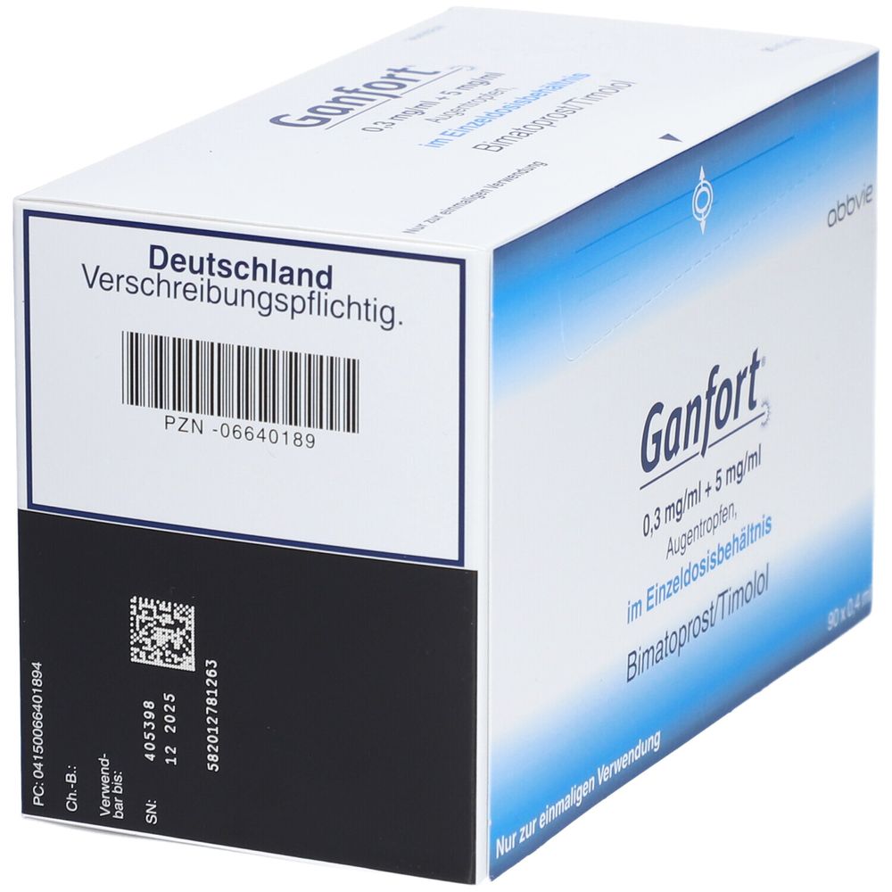 GANFORT® 0,3 mg/ml + 5 mg/ml 90x0,4 ml - shop-apotheke.com