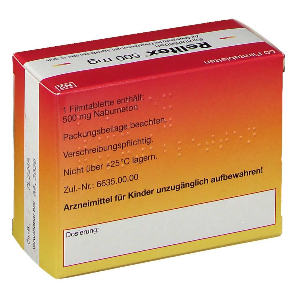 Relifex® 500 mg 50 St - shop-apotheke.com