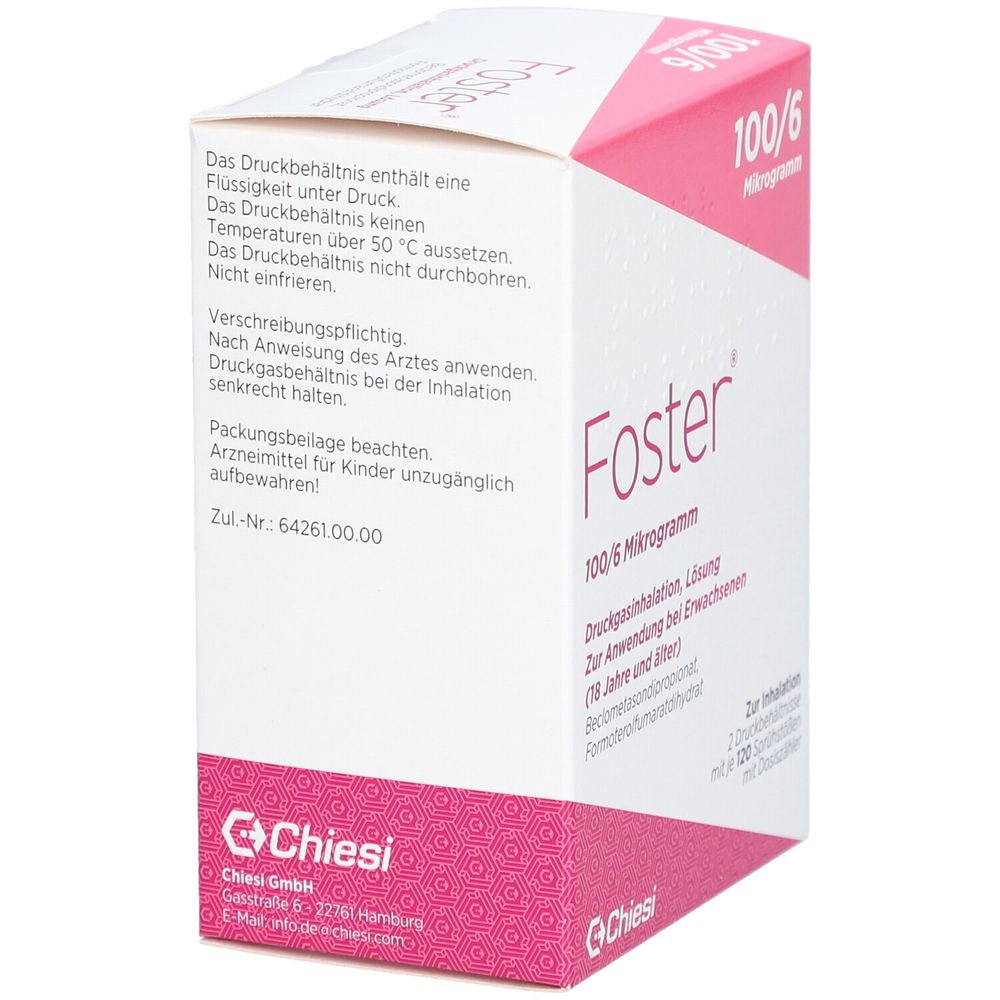 Foster® 100/6 µg Druckgasinhalation 2 St - shop-apotheke.com