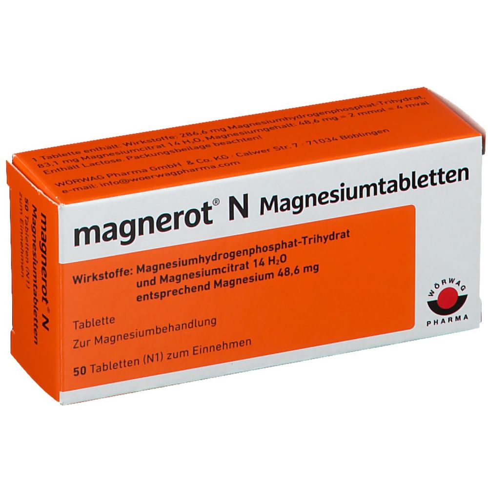 Magnerot® N Magnesiumtabletten 50 St - shop-apotheke.com