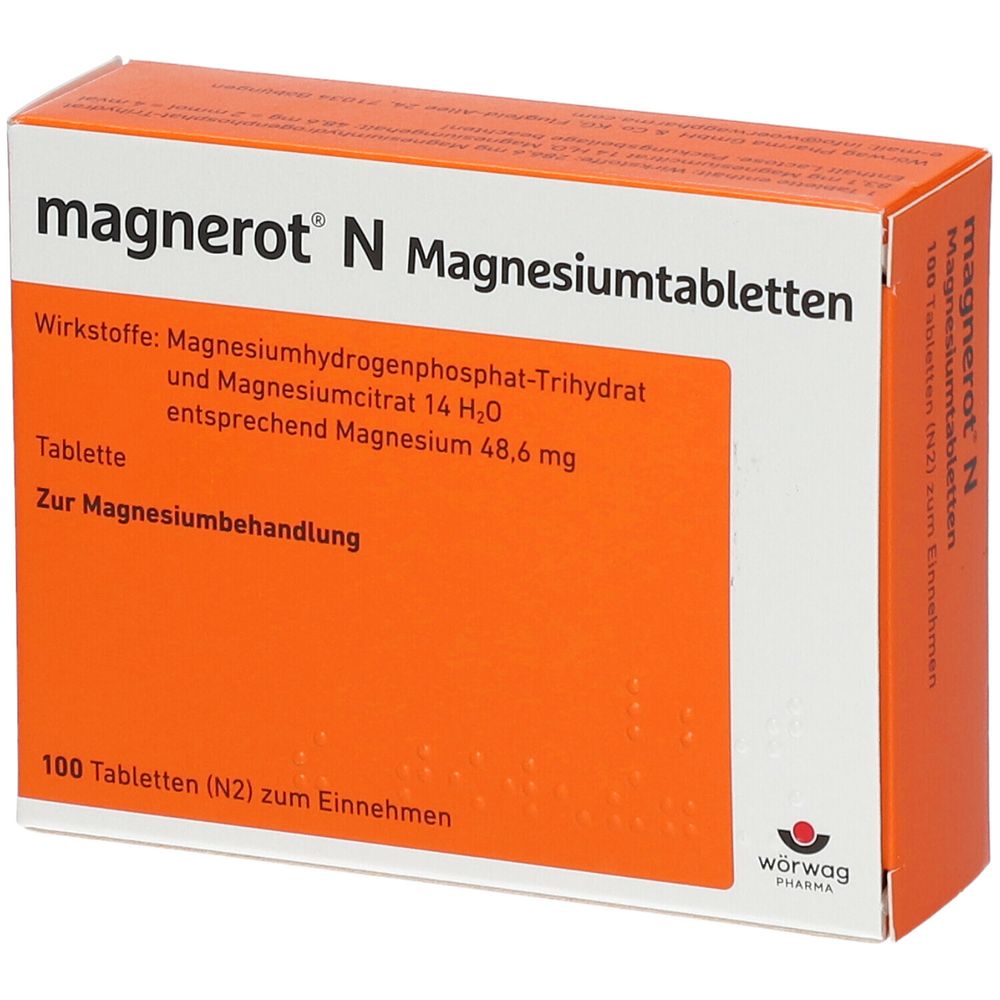 Magnerot® N Magnesiumtabletten 100 St - shop-apotheke.com