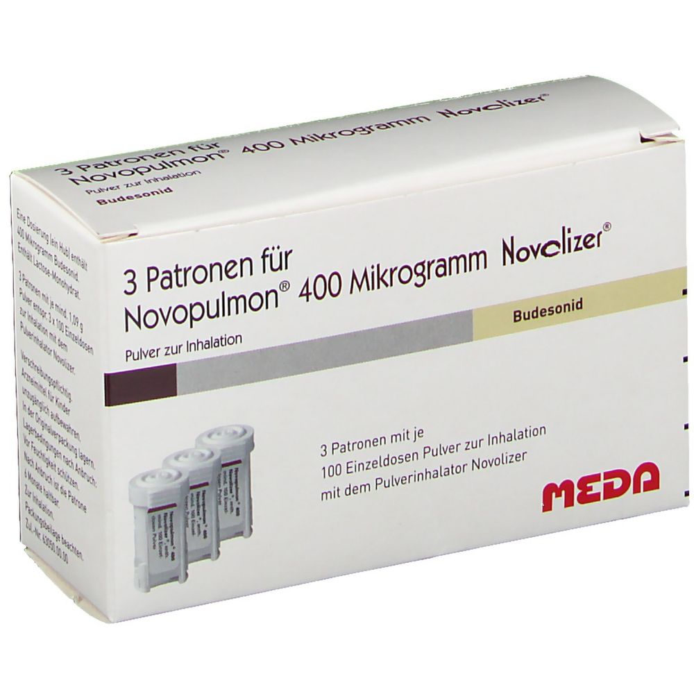 Novopulmon® 400 µg Novolizer® 3 Patronen 3x100 St - shop-apotheke.com