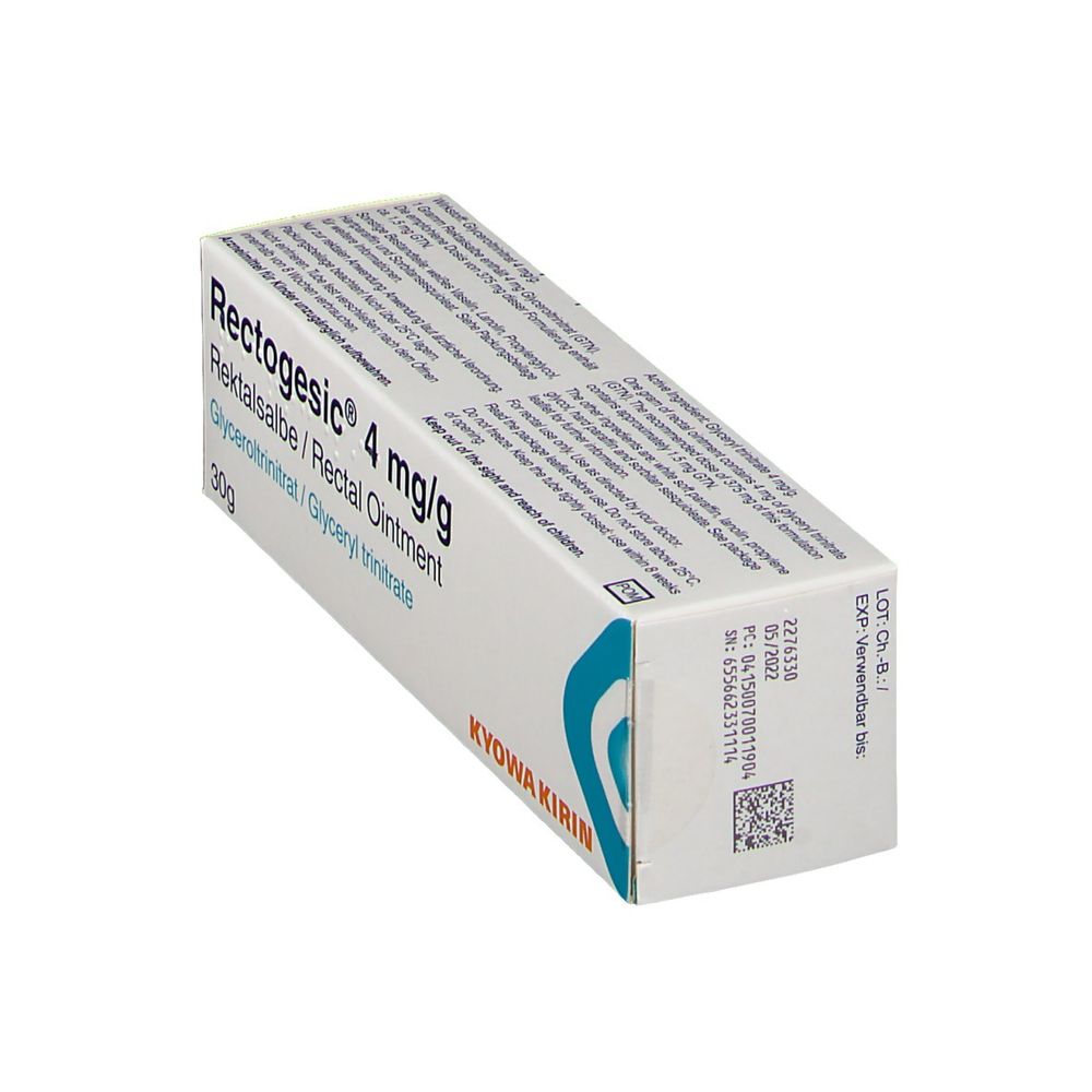 Rectogesic® 4 mg/g Rektalsalbe 30 g - shop-apotheke.com