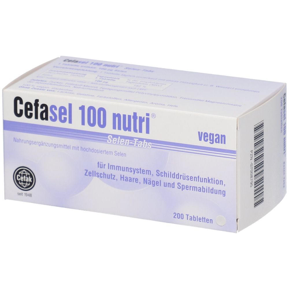 Cefasel 100 nutri® Selen-Tabs 200 St - shop-apotheke.com