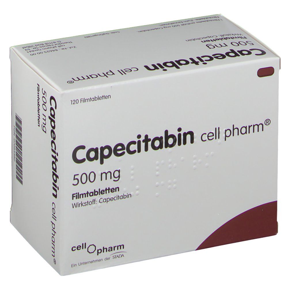 Capecitabin cell pharm® 500 mg 120 St - shop-apotheke.com