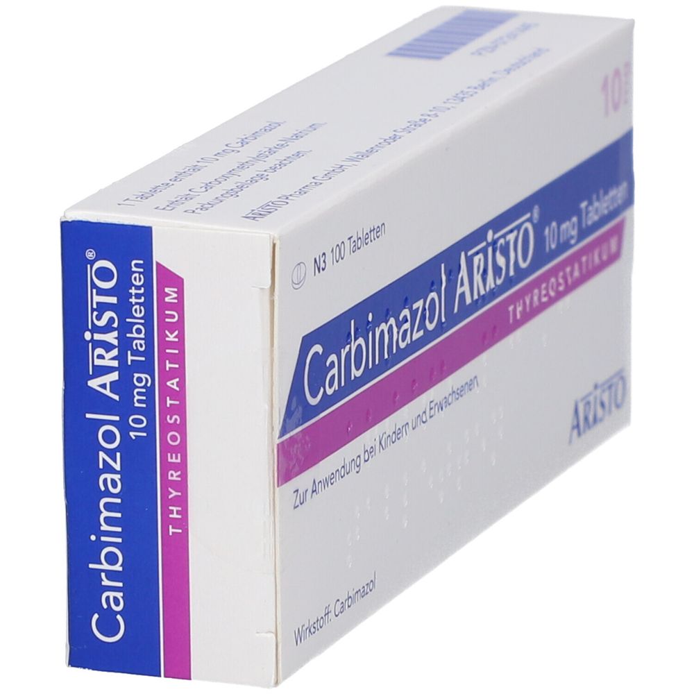 Carbimazol Aristo® 10 mg 100 St - shop-apotheke.com