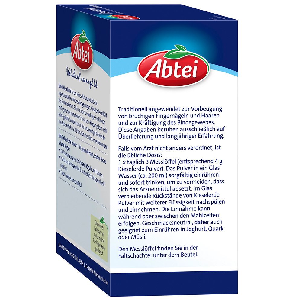 Abtei Kieselerde Pulver 220 g - shop-apotheke.com