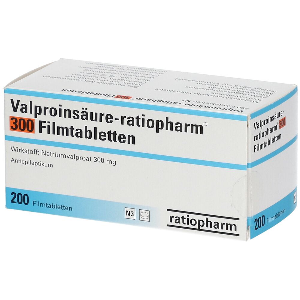 Valproinsäure-ratiopharm® 300 200 St - shop-apotheke.com