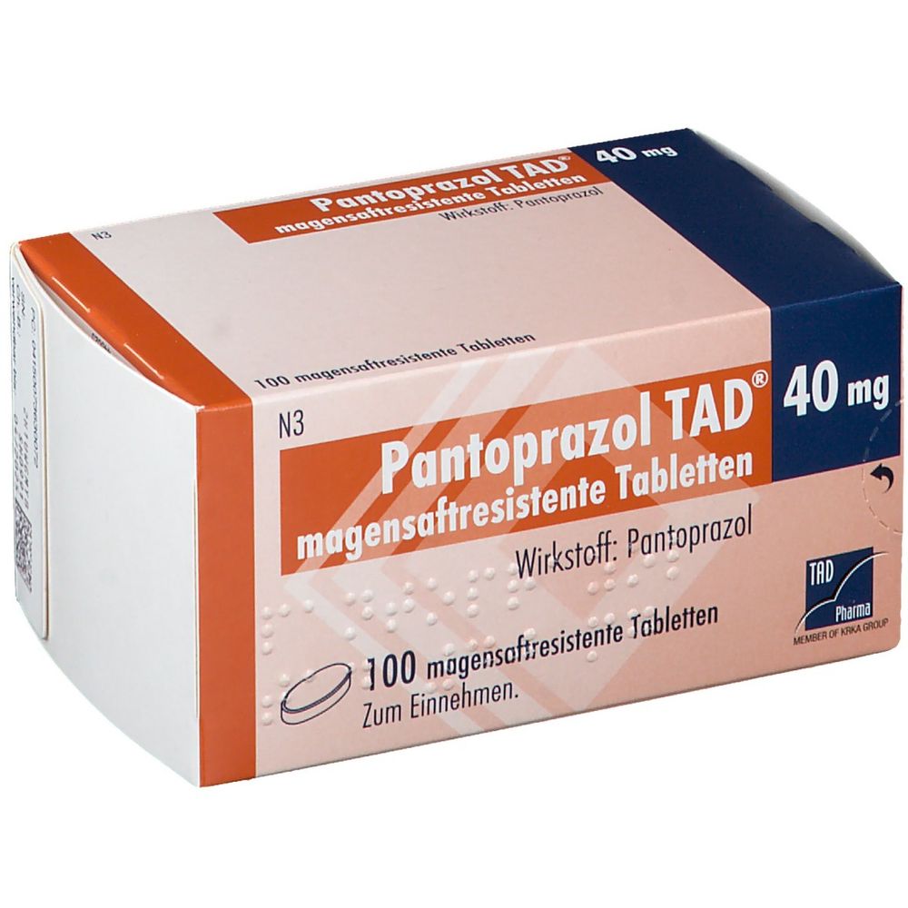 Pantoprazol TAD® 40 mg 100 St - shop-apotheke.com