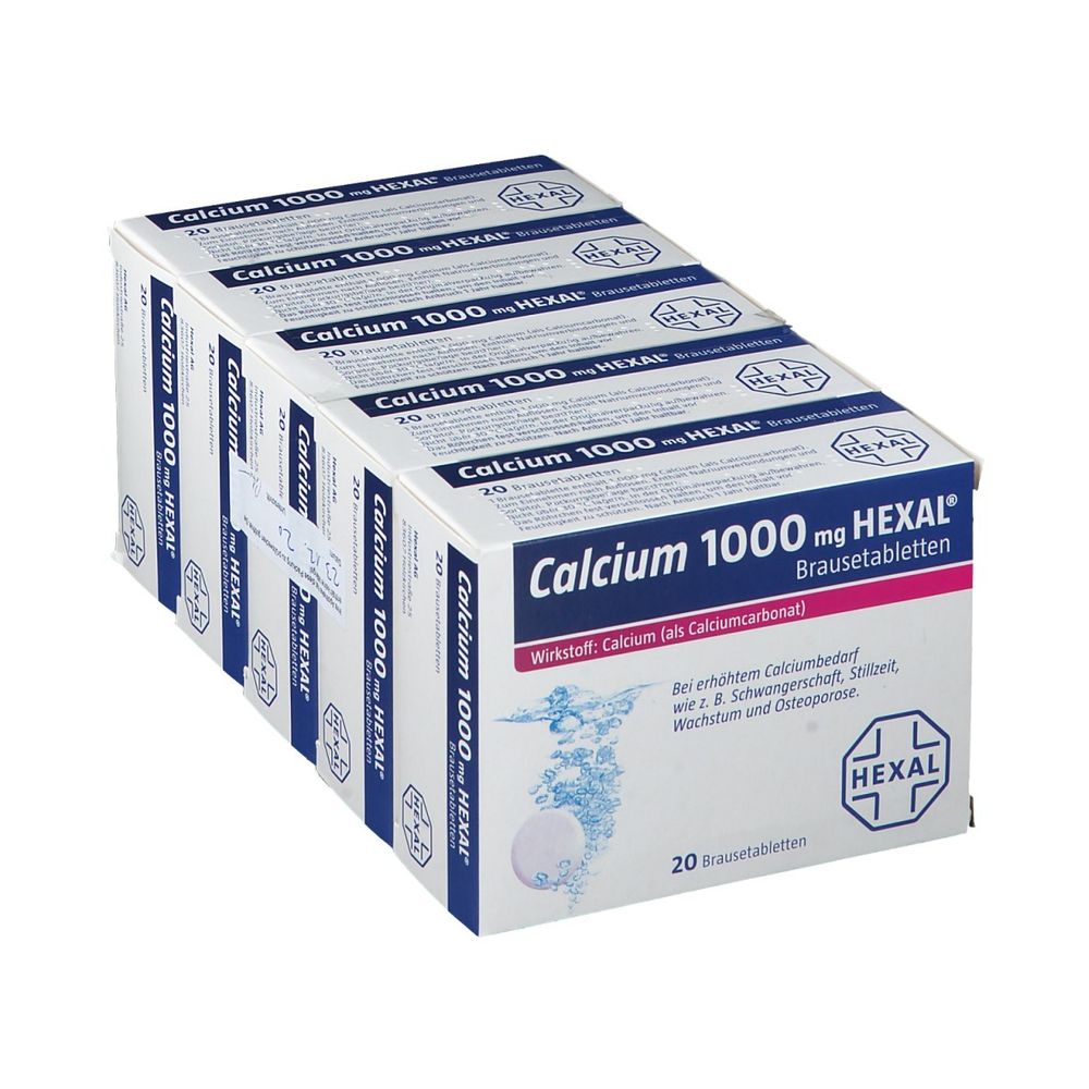 Calcium 1000 mg HEXAL® 100 St - shop-apotheke.com