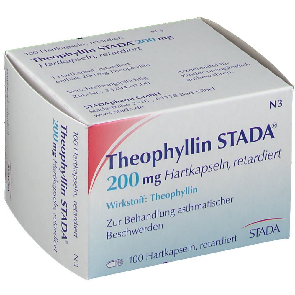 Theophyllin Stada 200 Retardkapseln 100 St - shop-apotheke.com