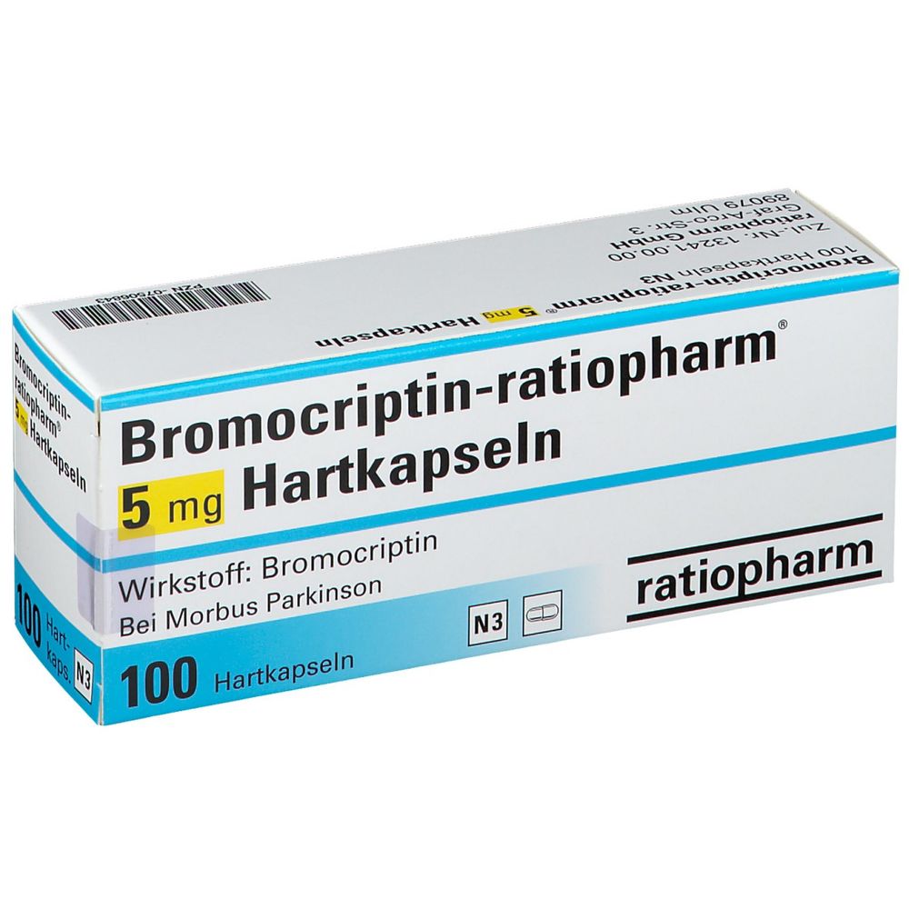 Bromocriptin-ratiopharm® 5 mg 100 St - shop-apotheke.com