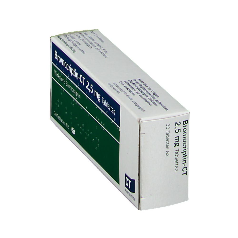 Bromocriptin- Ct 2,5 mg Tabletten 30 St - shop-apotheke.com
