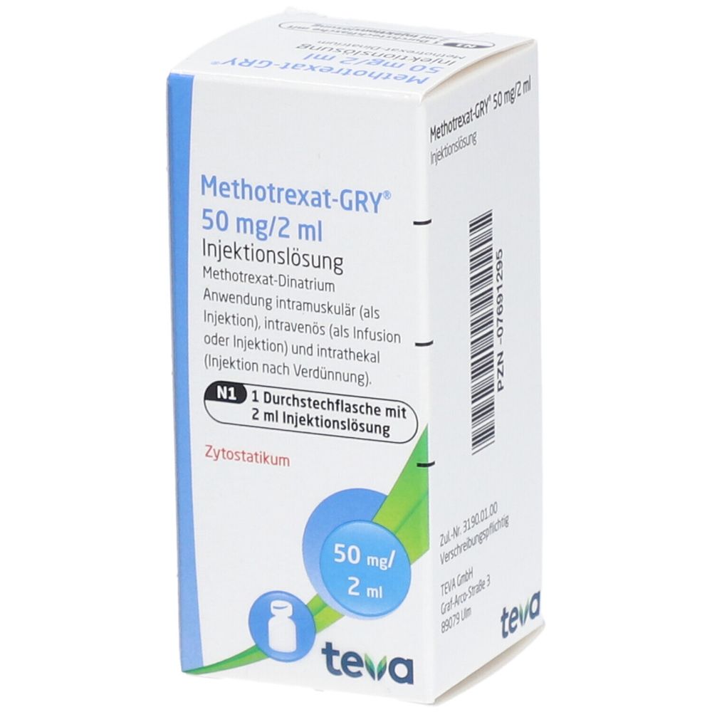 Methotrexat-GRY® 50 mg/2 ml 1x2 ml - shop-apotheke.com