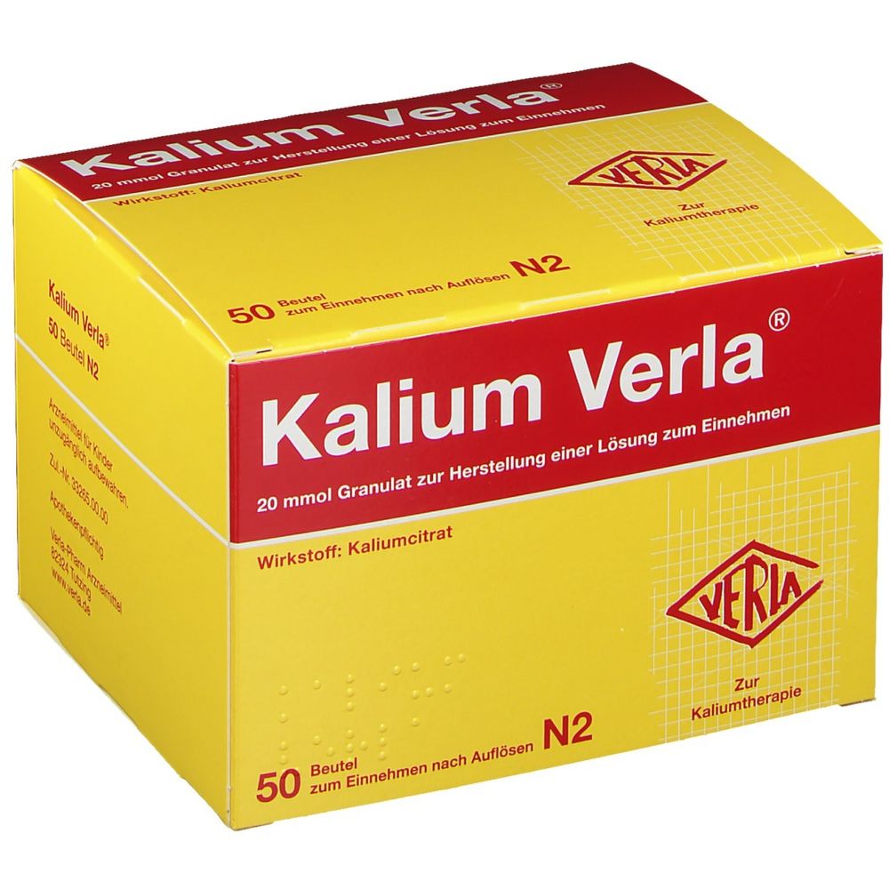 Kalium Verla® Granulat Beutel 50 St - shop-apotheke.com