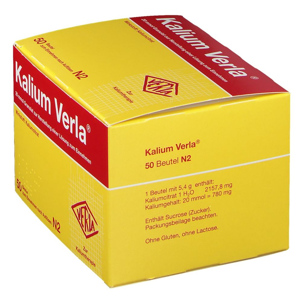 Kalium Verla® Granulat Beutel 50 St - shop-apotheke.com