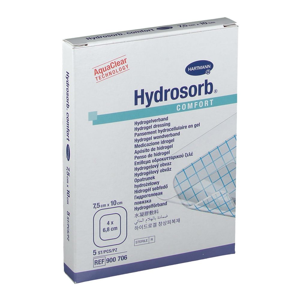 Hydrosorb® comfort steril 7,5 x 10 cm 5 St - shop-apotheke.com