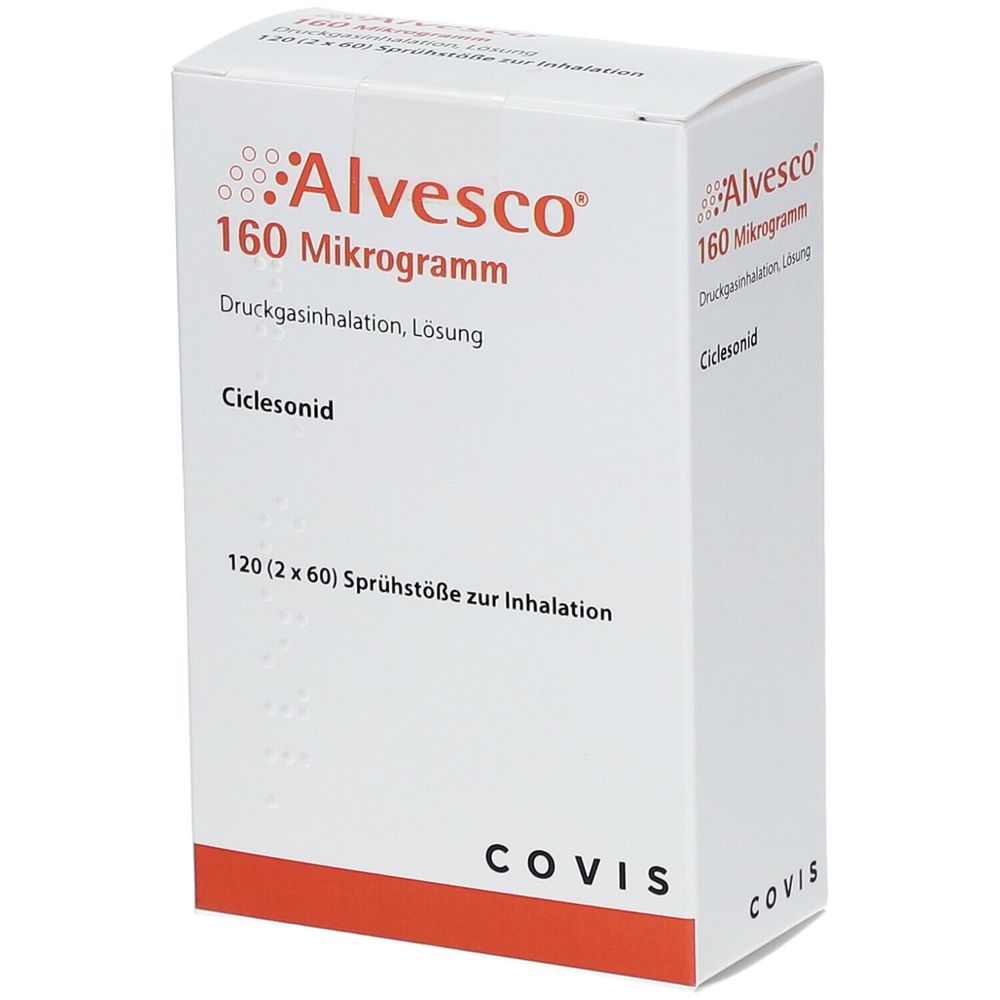 Alvesco 160 µg 120 Hub Dosieraerosol 1 St - shop-apotheke.com