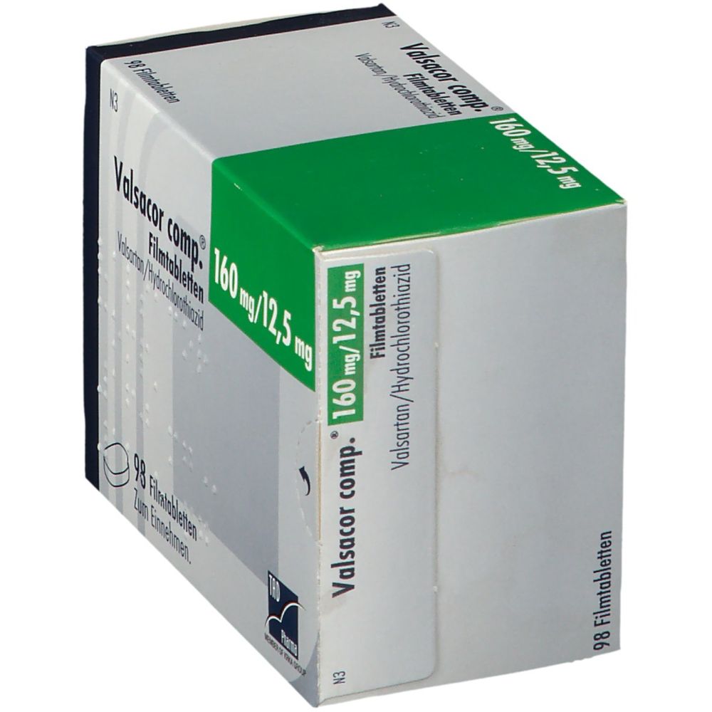 Valsacor comp.® 160 mg/12,5 mg 98 St - shop-apotheke.com