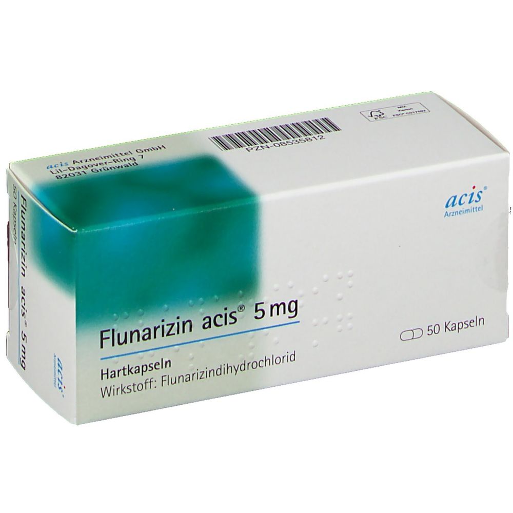 Flunarizin acis® 5 mg 50 St - shop-apotheke.com