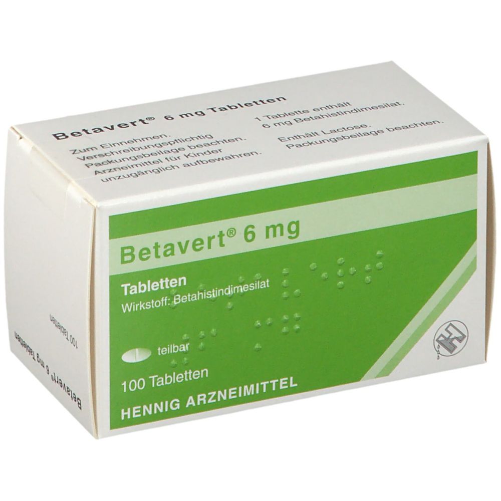 Betavert® 6 mg 100 St - shop-apotheke.com