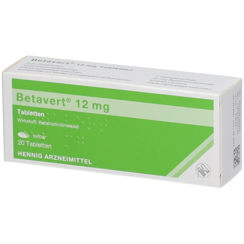 Betavert® 12 mg 20 St - shop-apotheke.com