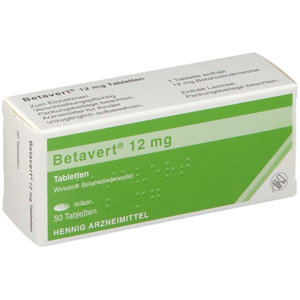 Betavert® 12 mg 50 St - shop-apotheke.com