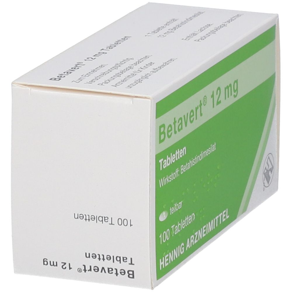 Betavert® 12 mg 100 St - shop-apotheke.com