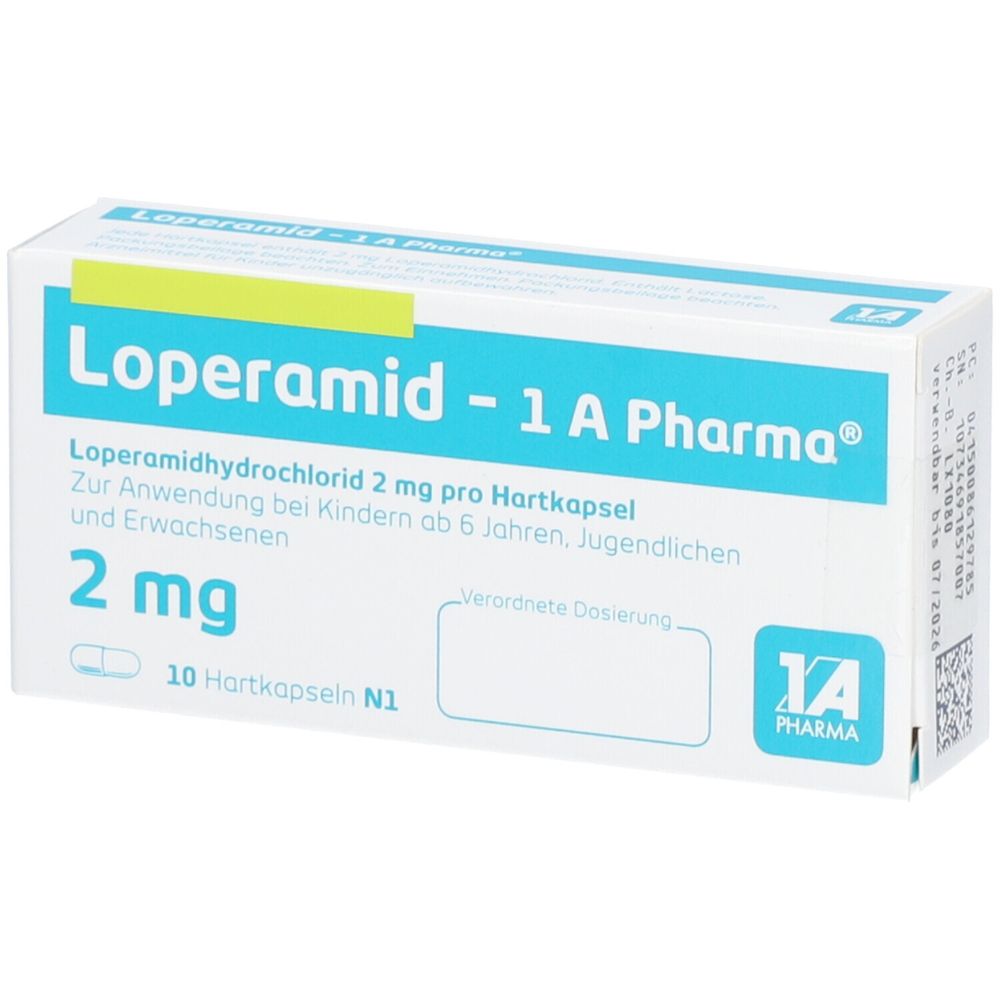 Loperamid - 1 A Pharma® 10 St - shop-apotheke.com