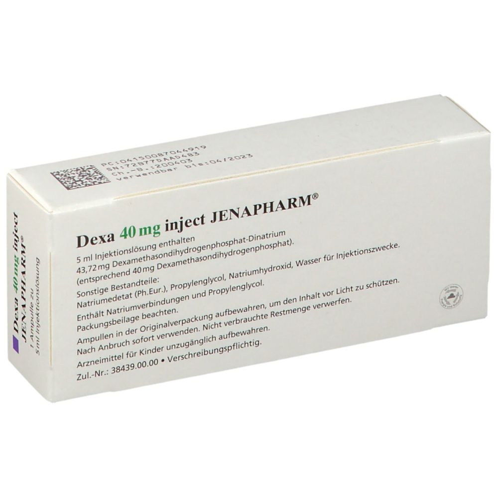 Dexa 40 mg 1x5 ml - shop-apotheke.com
