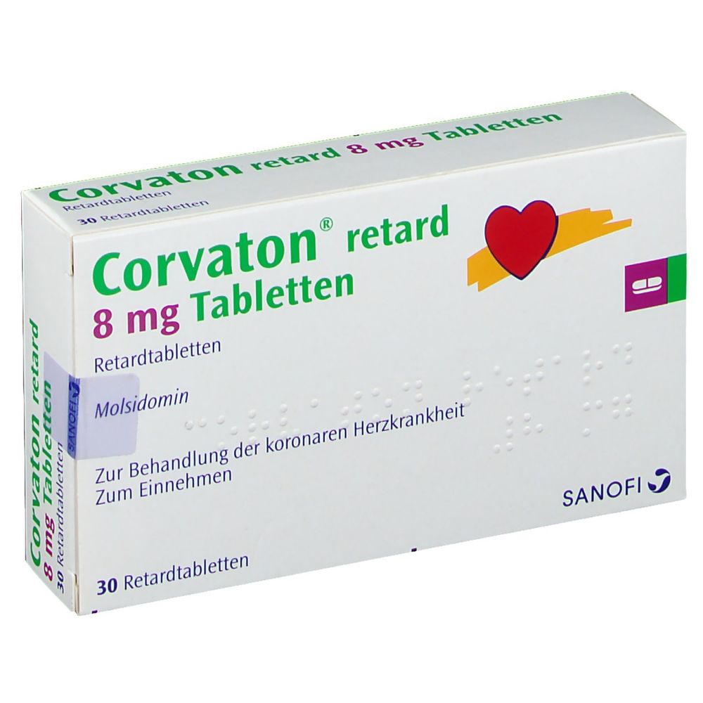 Corvaton® retard 8 mg 30 St - shop-apotheke.com