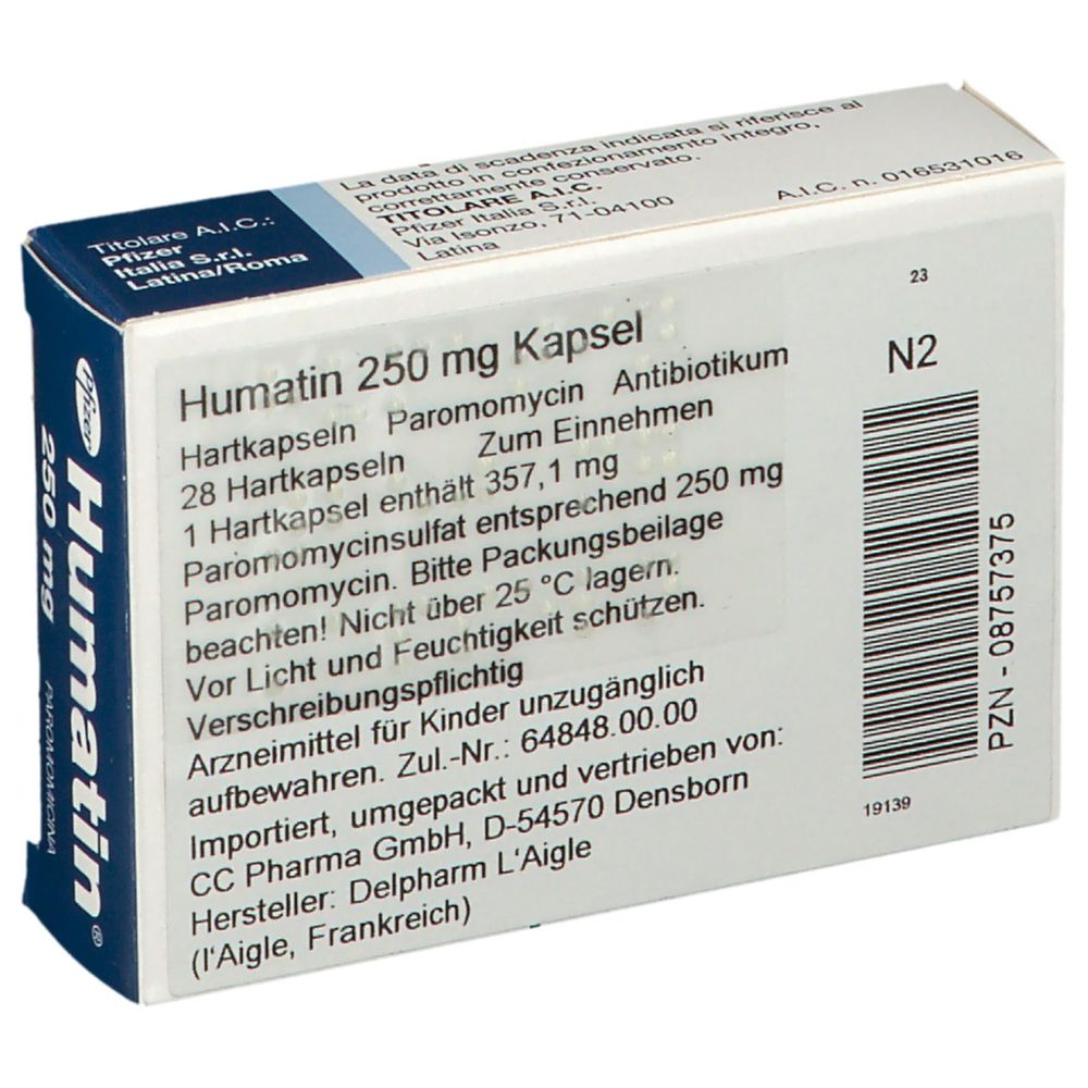 Humatin® 250 mg 28 St - shop-apotheke.com