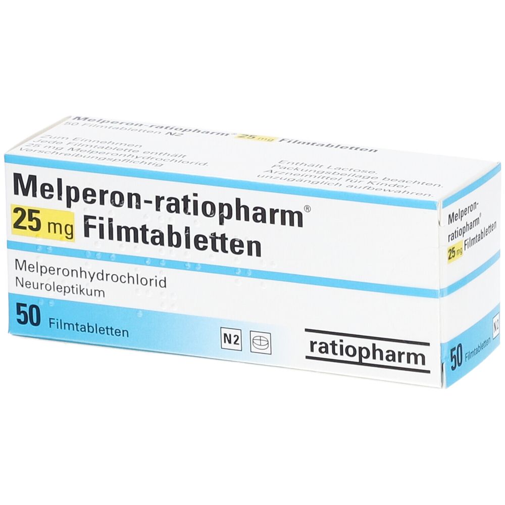 Melperon-ratiopharm® 25 mg 50 St - shop-apotheke.com