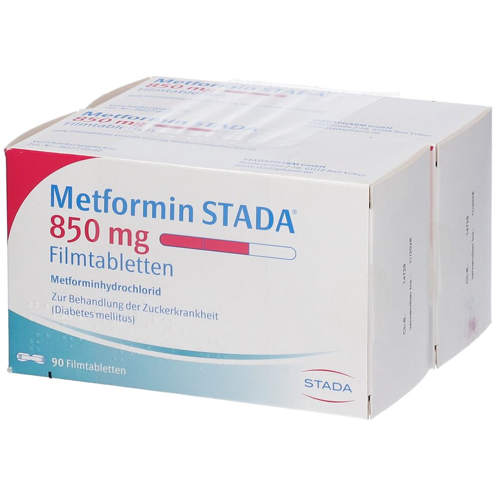 Metformin STADA® 850 mg 180 St - shop-apotheke.com