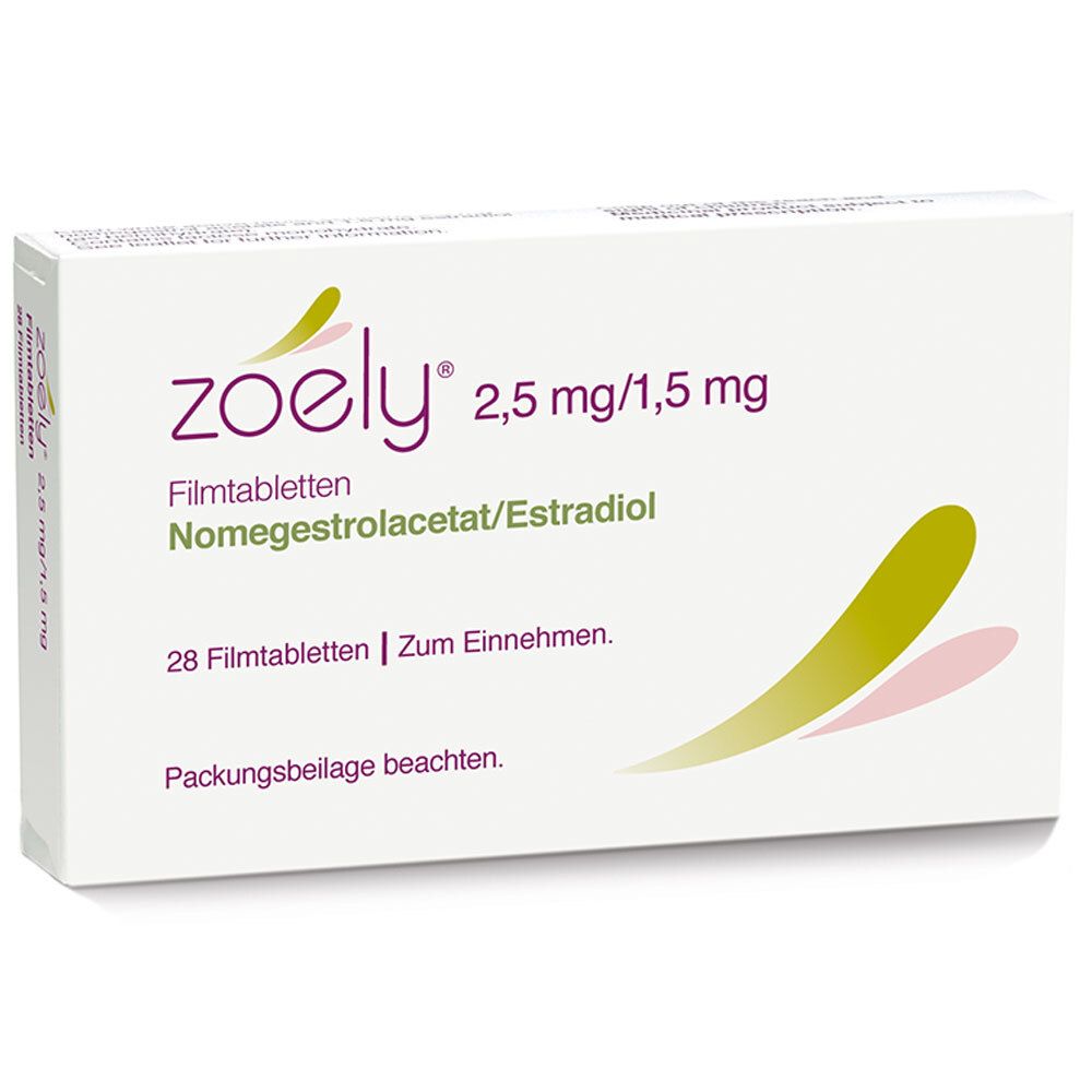 zoely® 2,5 mg/1,5 mg 1x28 St - shop-apotheke.com