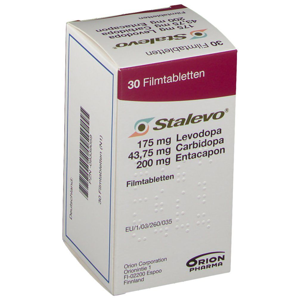 Stalevo® 175 mg/43,75 mg/200 mg 30 St - shop-apotheke.com