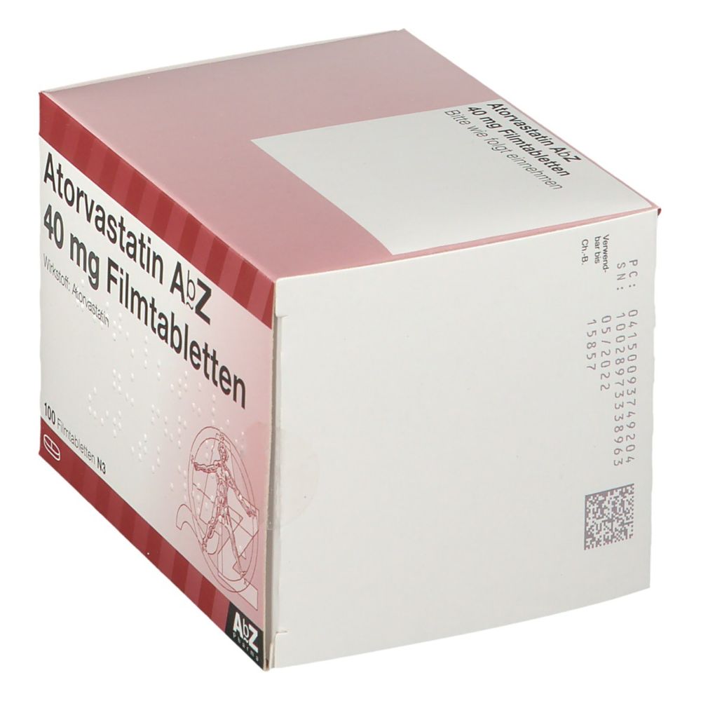 Atorvastatin AbZ 40 mg 100 St - shop-apotheke.com