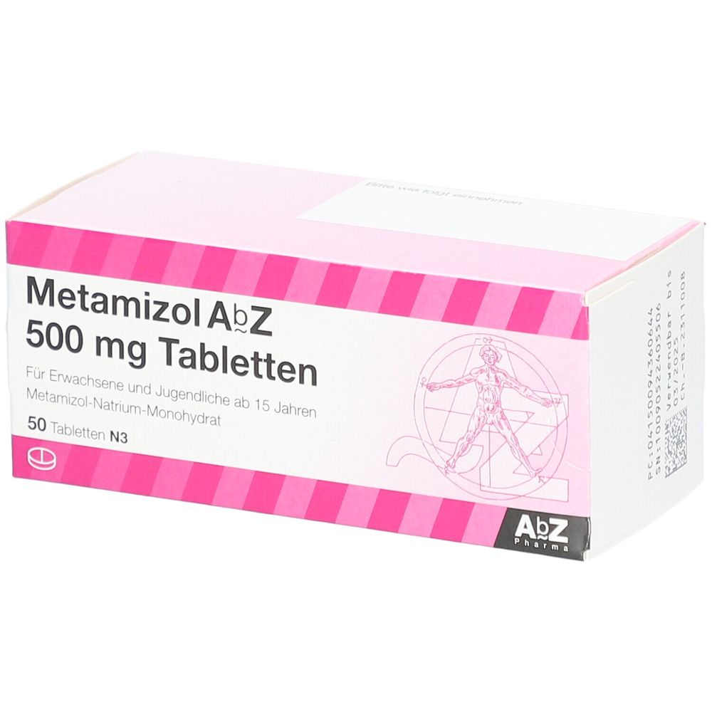 Metamizol AbZ 500 mg 50 St - shop-apotheke.com