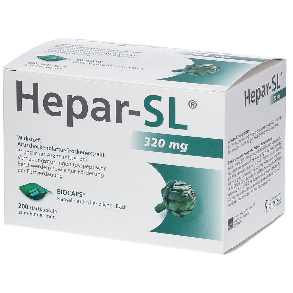 Hepar-SL® 320 mg 200 St - shop-apotheke.com