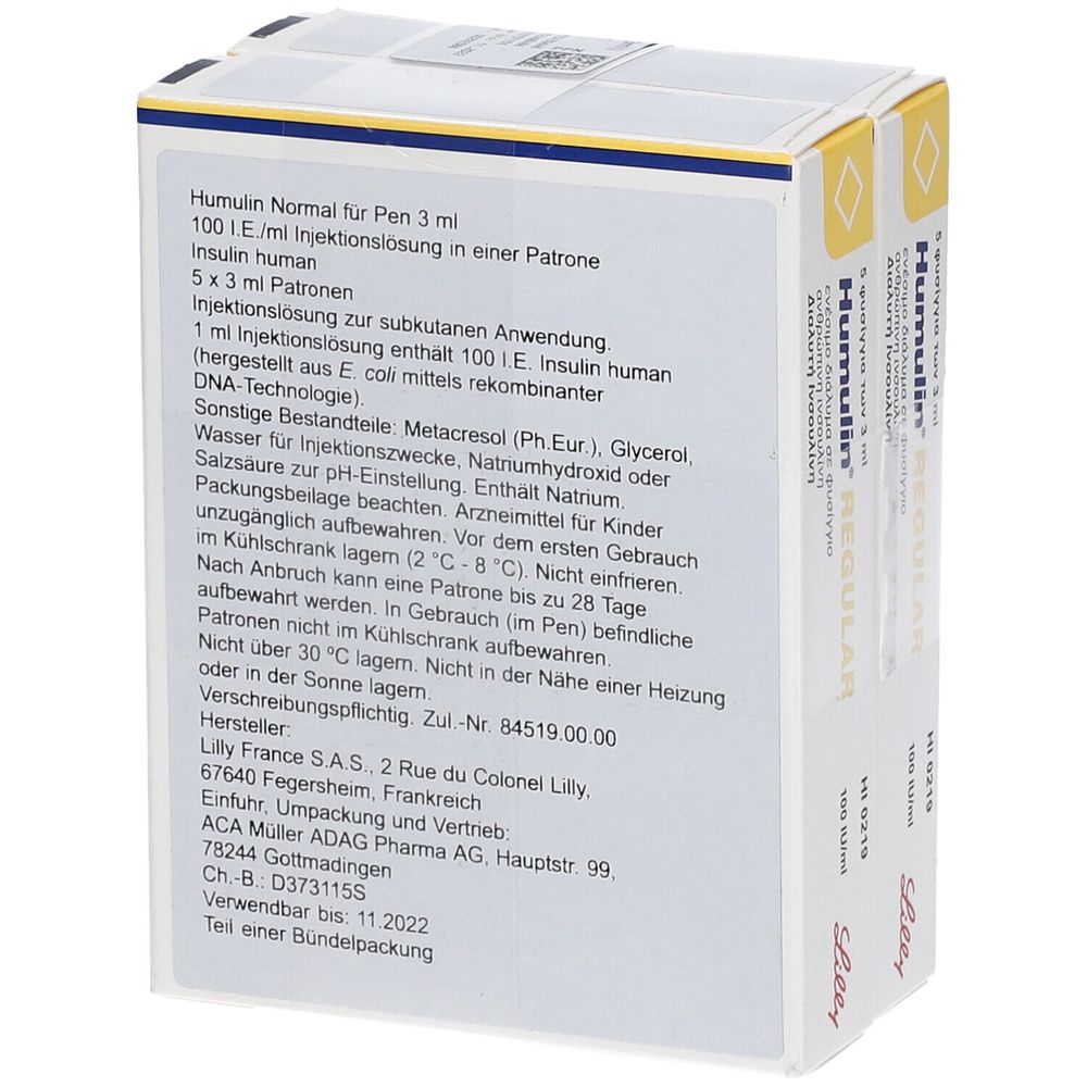 Humulin Normal 10x3 ml - shop-apotheke.com