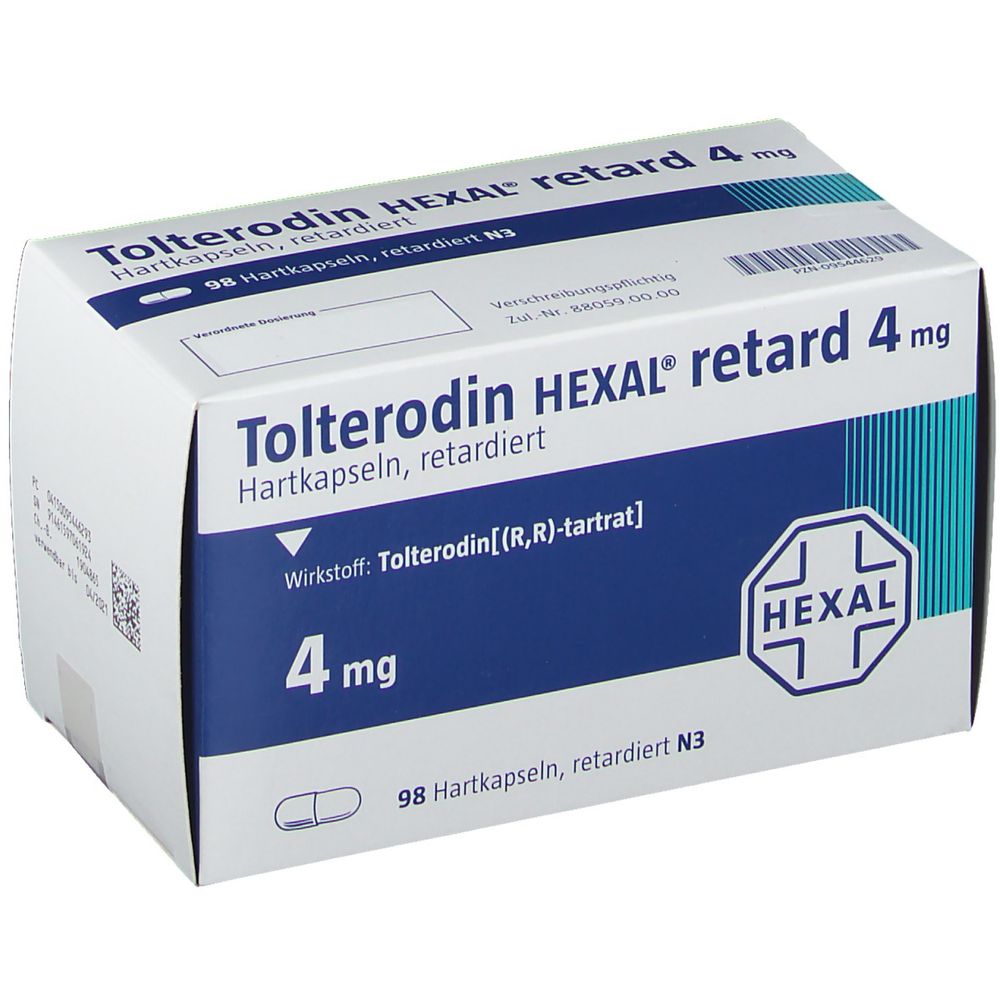 Tolterodin HEXAL® 4 mg 98 St - shop-apotheke.com