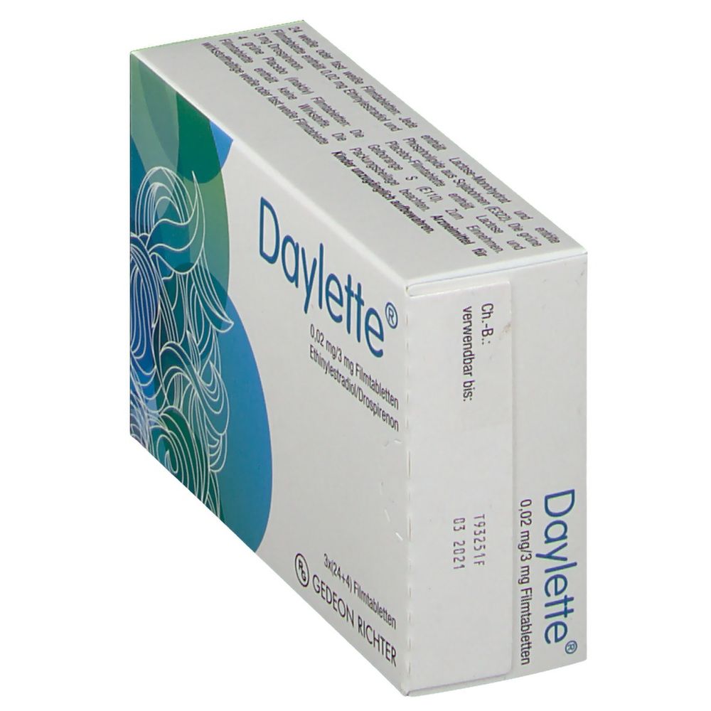 Daylette 0,02 mg/3 mg 3x28 St - shop-apotheke.com