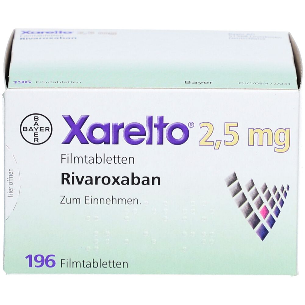 Xarelto® 2,5 mg 1x196 St - shop-apotheke.com